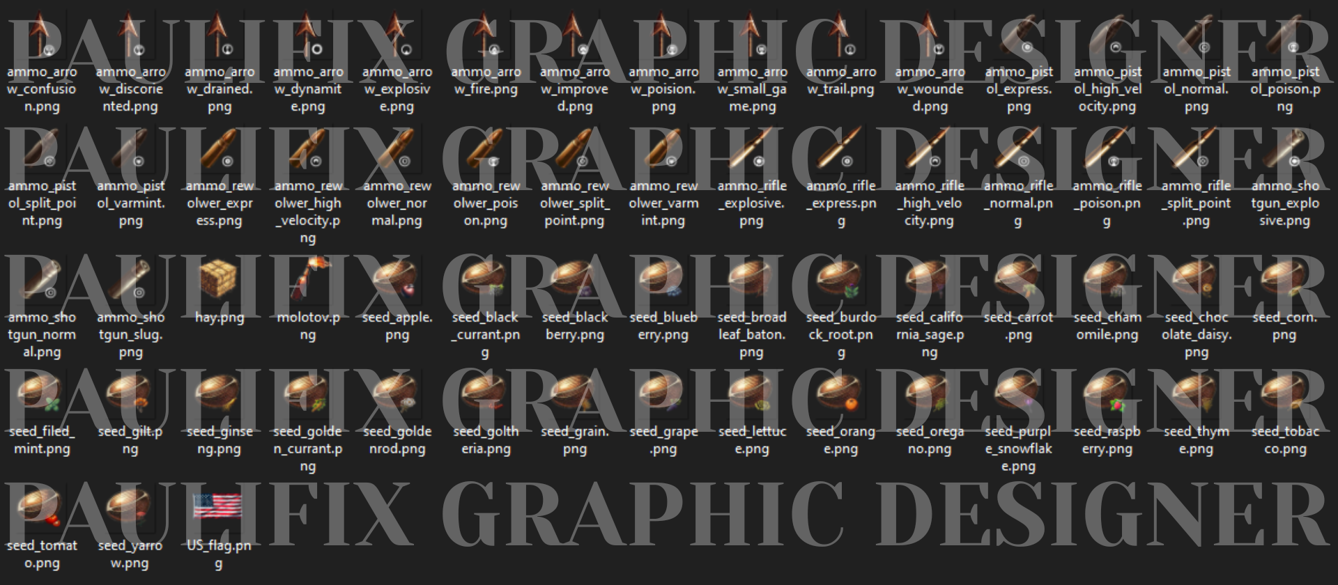 Full Pack of Colorful Inventory Icons by Paulifix #1 - RedM Releases ...